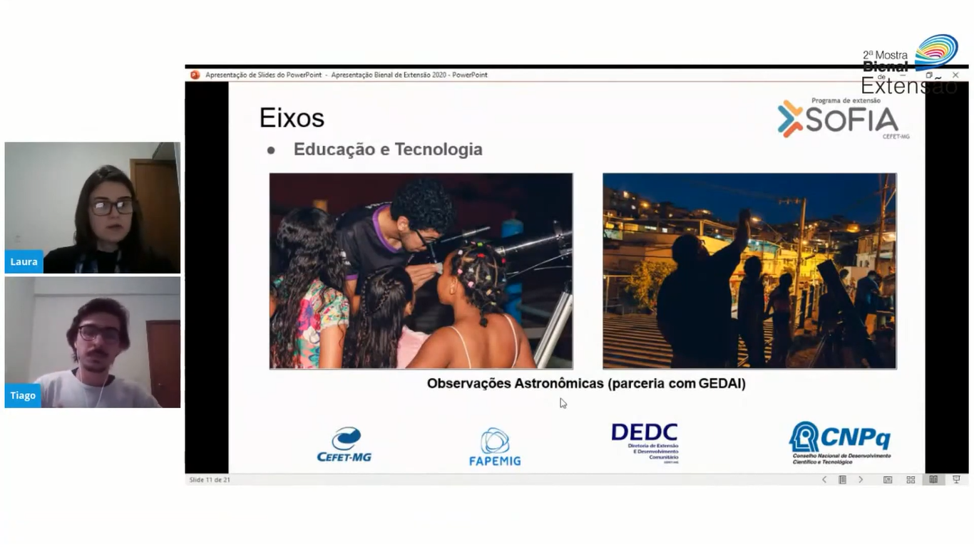 Atividades de 2020 – Programa SoFiA